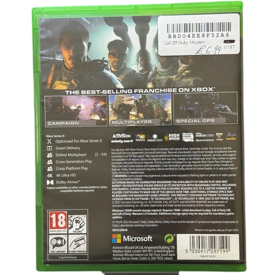 Pre-owned Call Of Duty: Modern Warfare 2 - Microsoft Xbox One - Own4Less